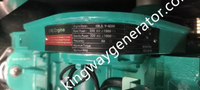 China Natural Gas 3 Phase Generator 220KW 275KVA Powered By  Engine for sale