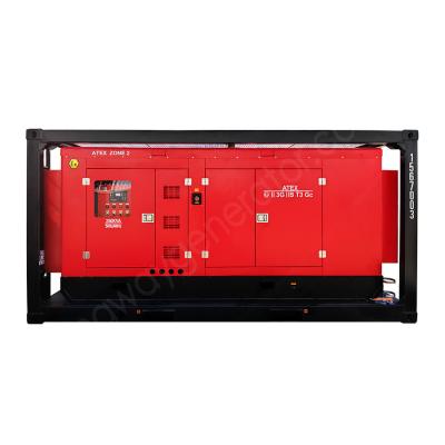 China Atex  Zone 2 Explosion- Proof  60kva  1250KVA Rig Safe Diesel Generator with for oil & gas fields with DNV2.7-1 lifting frame for sale