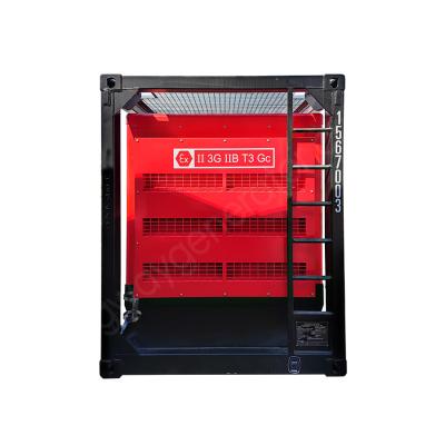 China ATEX zone II 25kva/20kw 3 phase diesel generator genset with DNV 2.7-1 skid frame zone 2 ex-proof diesel generator for sale