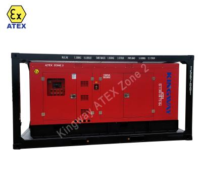 China Supply 1000kva 800kw 400v 50hz diesel engine explosion proof IIB atex standard zone 2 silent diesel generator set for sale