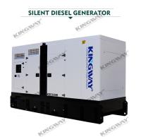 China Silent Canopy 350kva 280kw 400v 50hz 3 phase 4 wire diesel power generator for sale