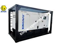China 60kva 400v 50hz 3 phase 4 wire explosion proof diesel engine ATEX certified zone 2 rated dnv generator for offshore for sale