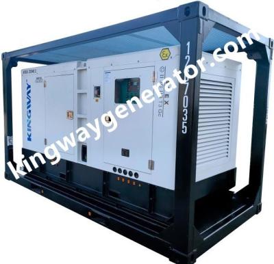 China 100KVA Zone II  Explosion Proof Silent Diesel Generator  Mounted In DNV 2.7-1 For Offshore Oil Gas Fields for sale