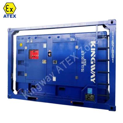 China 800w 1200w ATEX Hazardous Environment Anti Explosion proof diesel generator set IP66 For Power plant and mining industry for sale