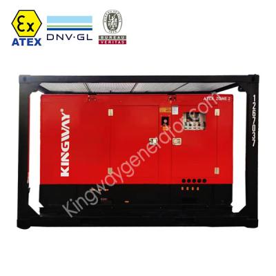 China 60 kva Atex Zone 2 IIB Temperature T3 Diesel Generator Alternator IP55  Explosion Proof with DNV 2.7-1 Offhore Container for sale