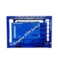 China ATEX certification3phase DNVGL 2.7-1 skid frame 120kw 150kva onshore offshore platform zone 2 generator for sale