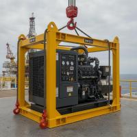 China 200KVA T3 Temperature Class ATEX Zone 2 Diesel Generator Set with DNV 2.7-1 Offshore Lifting Frame for sale