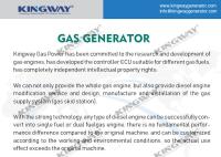 China House Use 5.5KW Natural Gas Generator Three Phase Customized for sale