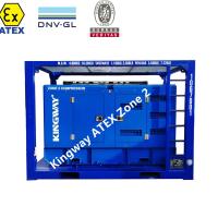 China ATEX Zone 2 375CFM Sullair Explosion Proof Diesel Air Compressor Kingway DNV Frame for sale