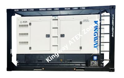 China 300KVA Kingway ATEX Certified Zone 2   Explosion Proof Silent Diesel Generator Set for sale