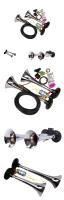 China Purpose Replace/Repair Chrome-Plated Zinc Double Horn for Universal 12V/24V Vehicles for sale