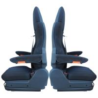 China Shaanxi Howo Car Fitment Seats with Height Adjustable Driver Seats and Air Suspension for sale