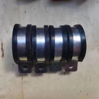 China U Type R Type Tank Water Pipe Clamp Hoop with 304 Stainless Steel and Rubber Edge for sale