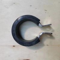 China U Type R Type Tank Water Pipe Clamp Hoop with 304 Stainless Steel and Rubber Edge for sale