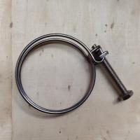 China 304/201 Stainless Steel Wire Hoop for Pipe Card and Double Wire Throat Long-Lasting for sale