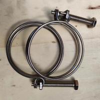 China 304/201 Stainless Steel Wire Hoop for Pipe Card and Double Wire Throat Long-Lasting for sale