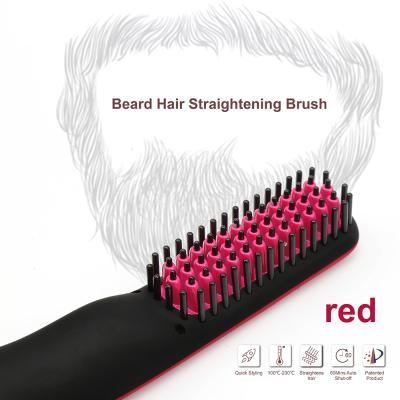 China 30Min Shut Off 74.5x19mm Plate Beard Straightener Brush for sale
