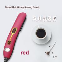 China Portable Fixed Cord Anti Scald  Beard Straightener Brush for sale