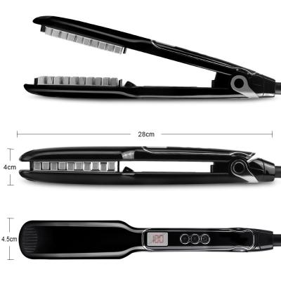 China CE Certified 60 Minutes Electric Hair Straightener Brush for sale