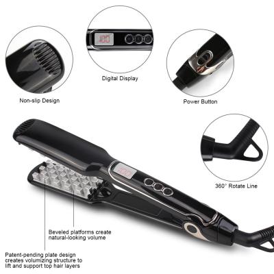 China FCC Certified 50W Dual Voltage Flat Iron Hair Straightener for sale