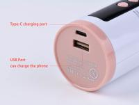 China Hair Styling 6 Timer Settings 5200mAh Automatic Curling Wand for sale