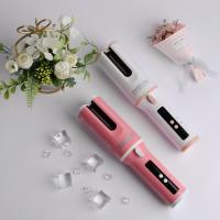 China 6 Temperature 5200mAh Automatic Rotating Curling Iron for sale