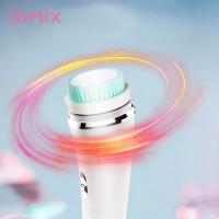 China Mini 3Volt 5  Heads Electric Facial Cleanser Massager Machine for sale