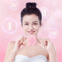 China Waterproof IPX7 3 Modes Silicone Face Cleansing Brush for sale