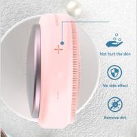 China Blackhead Removing DC3.7V 350mA Silicone Face Cleansing Brush for sale