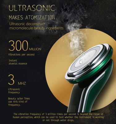 China DC5V 1A 3MHz  Ultrasonic Ion Face Massager for sale