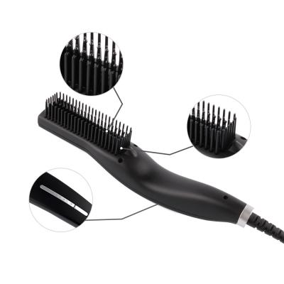 China Fixed Cord 11 Million/Cm3 Beard Flat Iron Brush for sale