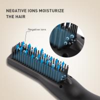 China Fixed Cord 11 Million/Cm3 Beard Flat Iron Brush for sale