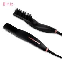 China PTC Heated Beard Straightener Brush for sale