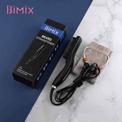 China PTC Heating Tourmaline Ceramic Beard Straightener Brush for sale