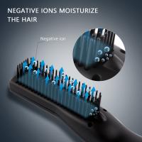China 4 Temperatures PTC Heated Electric Beard Straightener Comb for sale