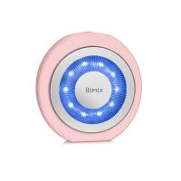 China Soft Silica Gel Silicone Face Wash Brush Red Blue LED Light Therapy for sale