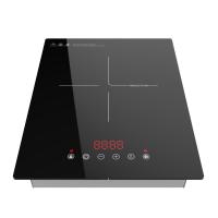 China Electric Single 2000w Induction Cooker Hob Advanced  Crystal Glass Material for sale