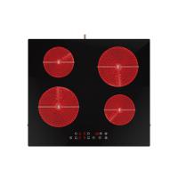 China Touch Screen Electric Built In Ceramic Hob Cooker Four ring Kitchen Appliances for sale