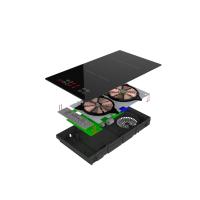 China Waterproof Two Burner Induction Stove Top Cooktop 5500W Touch Control for sale