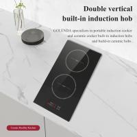 China Bridge Zone Double Induction Hob 5500W  Touch Control Hidden for sale