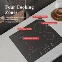 China Touch Control Built In Induction Stove 3 Burner 6100W CB Certified for sale