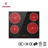 China Warm Keeping 4 Burner Ceramic Cooktop , 6000W Infrared Induction Cooker Auto Off for sale