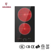 China Waterproof  Ceramic Hob Stove ,  Double Hot Plate Electric Stove 3000W for sale
