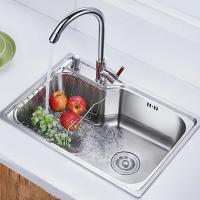 China Hot sale High Qualit 304  multifunction stainless steel farmhouse Hand Wash single bowl bathroom  kitchen sink for sale