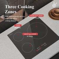 China Energy Saving Electric Induction Hobs Cooker 7000W Fast Heating With Multi Burner for sale
