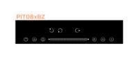 China Reinforced 3 Burner Electric Induction Hobs Cooktop Crystal Panel Type for sale