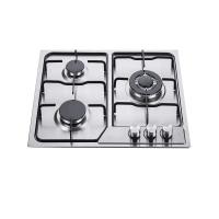 China 3 Burner Stainless Steel Built In Gas Cooktop Kitchen Appliance Gas Stove for sale