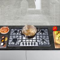 China Outdoor Stainless Steel Built In Gas Stove 5 Burner for sale