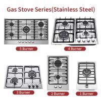 China Outdoor Stainless Steel Built In Gas Stove 5 Burner for sale