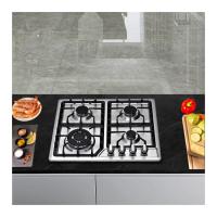 China Balck 4 Burner built in hob Stove 110-220V Gas Burner for sale